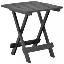 antracitszürke műanyag összecsukható kerti asztal 45x43x50 cm - Kerti ...