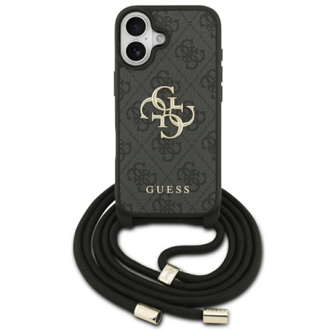 Guess 4G Big Logo Cord Stap Apple iPhone 17 hátlap tok vállpánttal ...