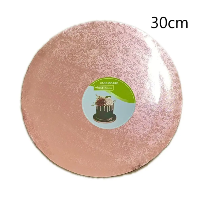 Kör alakú Tortadob - Rose Gold (30 cm) Virágmintával - Sütés és főzés ...