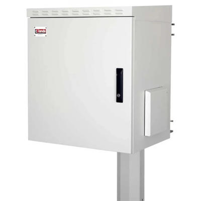 Lande 19" 16U 600x600 kültéri szürke fali rack szekrény LN-SBO ...