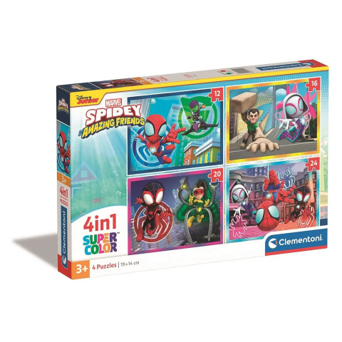 Pókember Spidey 4 az 1-ben puzzle Clementoni - Puzzle, kirakós: árak ...