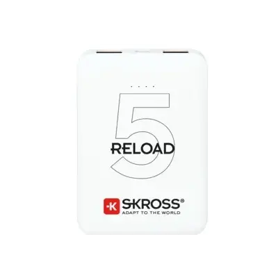 Skross Reload 5 Powerbank 5000mAh 2xUSB fehér - Power bank: árak ...